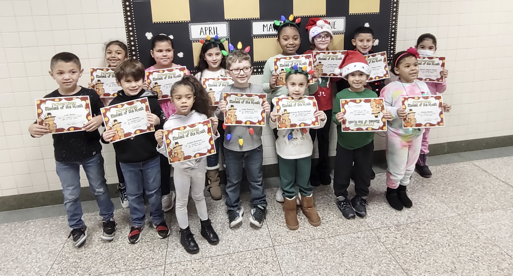 School 5 students of November named | News, Sports, Jobs - Observer Today